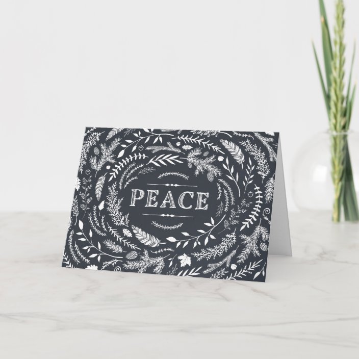 Rustic Winter Holiday Greeting Card | Zazzle.com