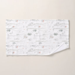 Rustic Winter Pine Tree Bath Towel Set | Zazzle