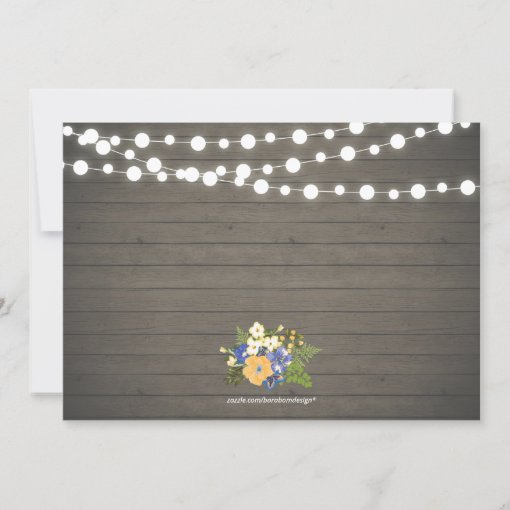 Rustic Wood 50th Photo Wedding Anniversary Invitation | Zazzle