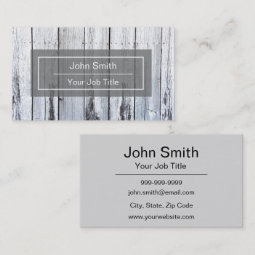 Rustic Wood Background Business Card | Zazzle