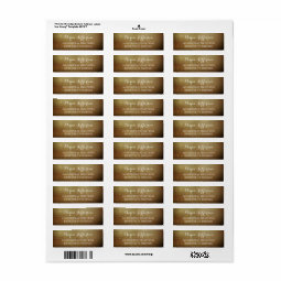 Rustic Wood Barn Wedding Label | Zazzle