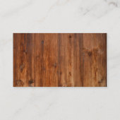 Rustic Wood Business Card | Zazzle