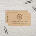 Rustic Wood Catering Personal Chef QR Code Business Card | Zazzle
