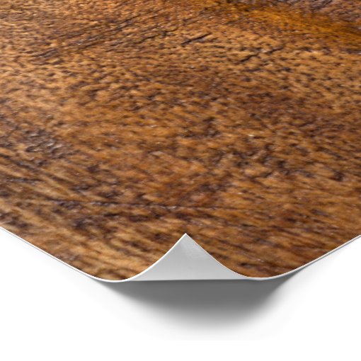 Rustic wood custom poster | Zazzle