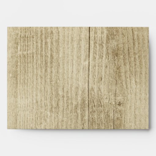 rustic wood envelopes for wedding invitations | Zazzle