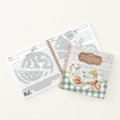 Rustic Wood Farmhouse Food Family Recipe Notebook | Zazzle