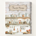 Rustic Wood Farmhouse Kitchen Family Recipe Book | Zazzle