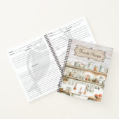 Rustic Wood Farmhouse Kitchen Family Recipe Book | Zazzle