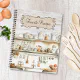 Rustic Wood Farmhouse Kitchen Family Recipe Book | Zazzle