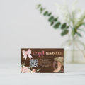 Rustic Wood Floral Gift Registry Enclosure Card | Zazzle