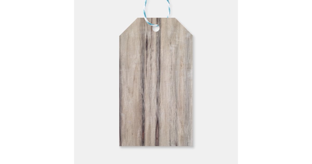 Rustic Wood Gift Tags | Zazzle