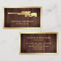 Rustic Wood Gold Sniper Rifle Gun Shop Gunsmith Business Card | Zazzle