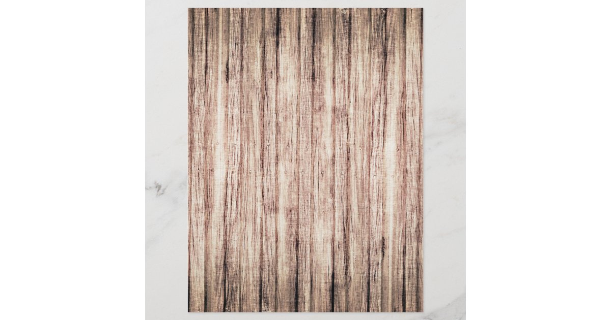 Rustic wood grain background scrapbook paper | Zazzle
