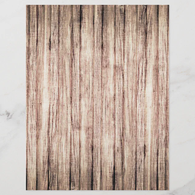 Rustic wood grain background scrapbook paper | Zazzle