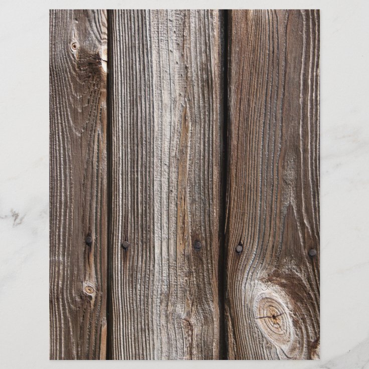 Rustic Wood Grain Scrapbook Paper | Zazzle