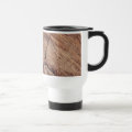 Rustic Wood Grain Texture Design Travel Mug | Zazzle