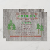 Rustic Wood Invitation | Zazzle
