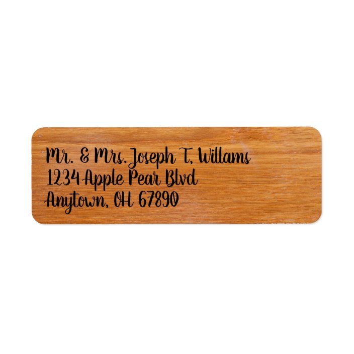 Rustic Wood Labels | Zazzle.com