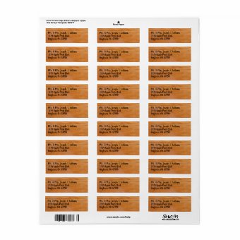 Rustic Wood Labels | Zazzle