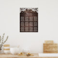 Rustic Wood Lace Lights Wedding Seating Chart | Zazzle