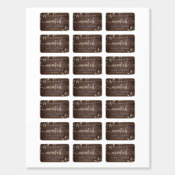 Rustic wood leaves the perfect match wedding favor | Zazzle