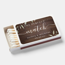 Rustic wood leaves the perfect match wedding favor | Zazzle