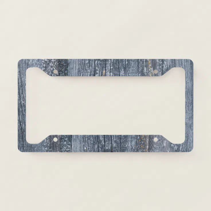 Rustic Wood License Plate Frame | Zazzle