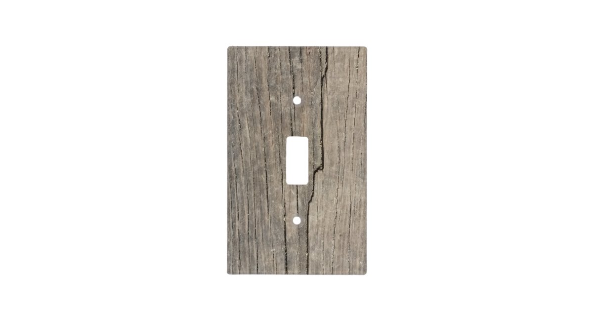 Rustic Wood Light Switch Cover | Zazzle