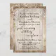 Rustic Wood Lights Post Ceremony Wedding Reception Invitation | Zazzle