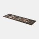 Rustic Wood Love Story Timeline Photo Wedding Outdoor Rug | Zazzle
