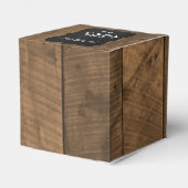 Rustic Wood Mini Wedding Tissue Boxes | Zazzle