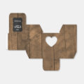 Rustic Wood Mini Wedding Tissue Boxes | Zazzle