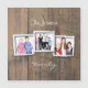 Rustic Wood Photo Collage Custom | Zazzle