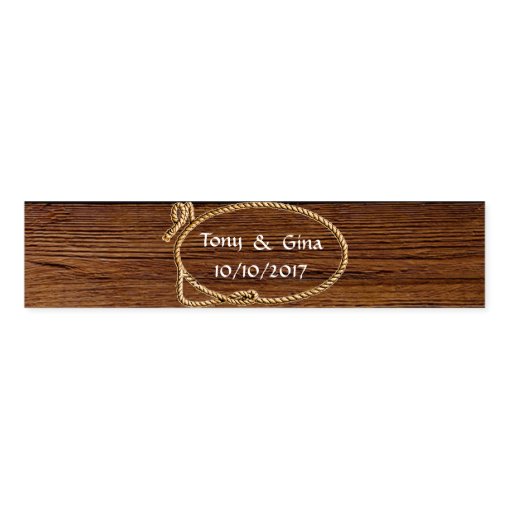 Rustic Wood Rodeo Style Wedding Napkin Bands | Zazzle