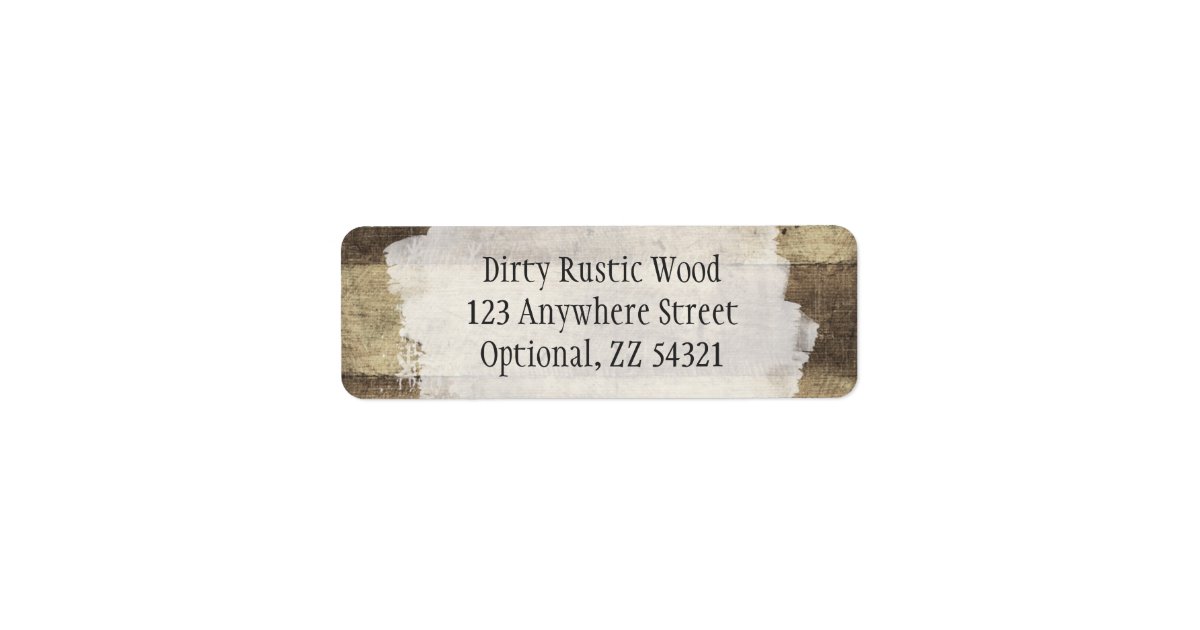 Rustic Wood Shabby Grunge Vintage Painted Boards Label | Zazzle