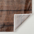 Rustic Wood String Lights Wedding Photo Backdrop | Zazzle