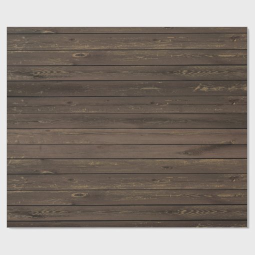 Rustic Wood Texture Wrapping Paper | Zazzle