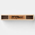 Rustic Wood Tone Business Logo Topple Tower | Zazzle