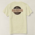 Rustic Wood Tone Contractor Logo T-Shirt | Zazzle