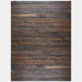 Rustic Wood Tone Dark Brown Large Area Outdoor Rug | Zazzle