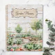 Rustic Wood Vegetable Garden Planner and Journal | Zazzle