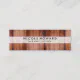Rustic Wooden Boards Mini Business Card | Zazzle