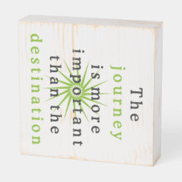 Rustic Wooden Inspirational Quote Wooden Box Sign | Zazzle