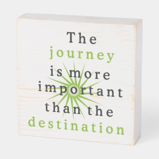 Rustic Wooden Inspirational Quote Wooden Box Sign | Zazzle
