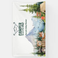 Rustic Woodland Animal Baby shower Welcome Sign | Zazzle
