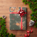 Rustic Woodland Christmas Wrapping Paper | Zazzle