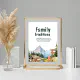 Rustic Woodland Family Traditions baby shower sign | Zazzle
