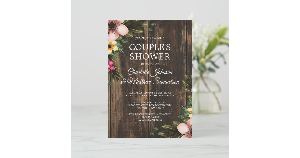 Rustic Woodsy Elegant Country Party Invitation | Zazzle