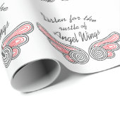 Rustle of Angel Wings Wrapping Paper | Zazzle