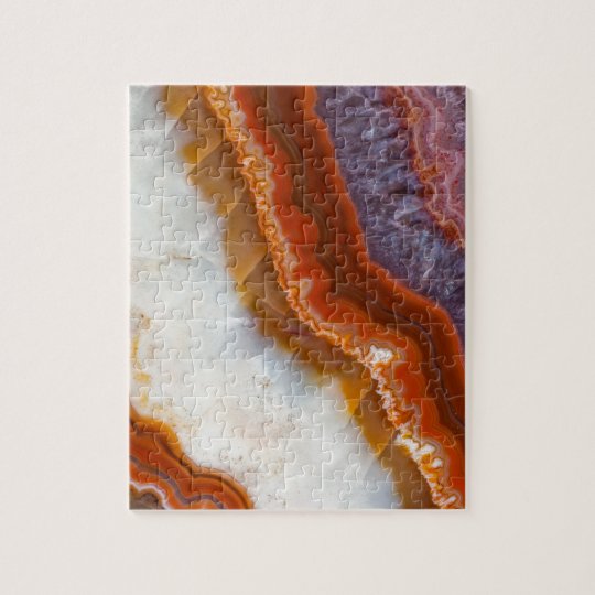 Rusty Amethyst Agate Jigsaw Puzzle | Zazzle.com